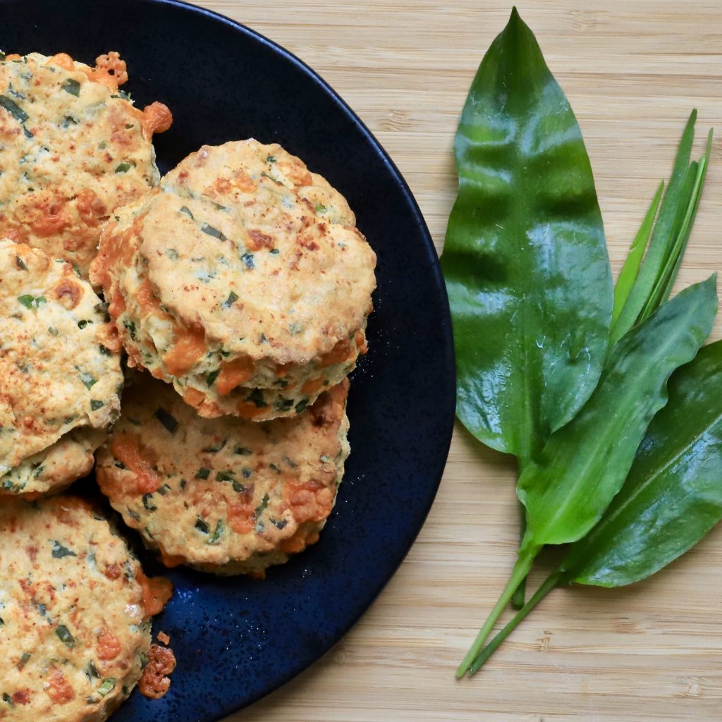 Ramson, Cheese and Chives (spicy) Scones – REKHA'S GARDEN AND KITCHEN